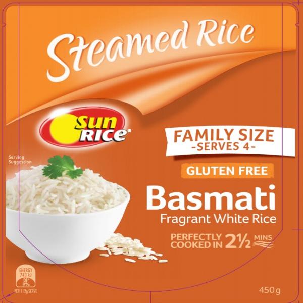 SunRice Basmati Fragrant White Rice (450g pouch) | สำนักงานคณะกรรมการ ...