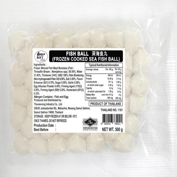 FISH BALL : FROZEN COOKED SEA FISH BALL | The Central Islamic Council ...