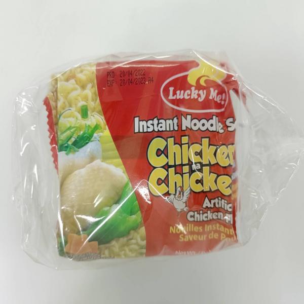 Lucky Me! INSTANT ORIENTAL STYLE NOODLE Chicken na Chicken ARTIFICIAL ...